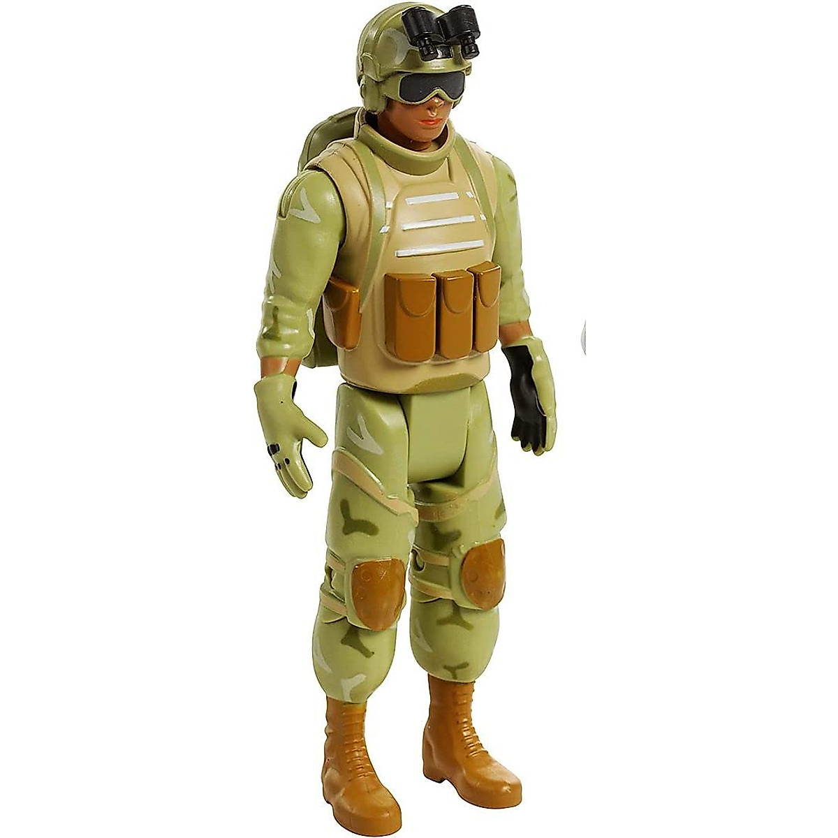 Beverly Hills Doll Collection Soldier Dollhouse Play Figure - Soldier Action Figure for Doll House, Community Helpers Little People Figures Pretend Play for Kids and Toddlers