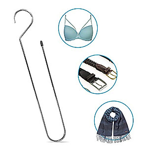 Bra Hanger - GYRLIE Cup Bra Hanger for Closet Organizer - Space Saving for 25+ Bras - Any Cup Size - Easy On/Off - Anti-Rust Hangers for Drying in Laundry Room or Bathroom and Closet Storage