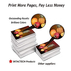 Intactech 2 Black Compatible Ink Cartridges Replacement for Brother LC3037 LC3037XXL LC3037BK High Yield Ink Tank Work for Printer MFC-J5845DW MFC-J5845DW XL MFC-J5945DW MFC-J6545DW MFC-J6945DW