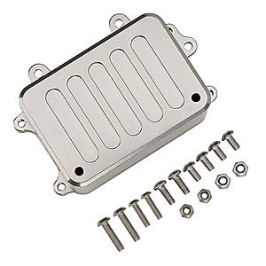 Receiver Box, 1:10 Scale Remoted Control Metal Receiver Box ESC Receiving Box RC Vehicle Accessories for SCX10 1/10 RC Crawler Kids Toy Car Rc Receiver Box Rc Receiver Box Rc Receiver Box