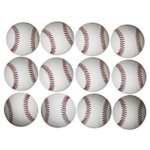 Novel Merk Baseball Circle Teacher Decorations Small Refrigerator Magnet Set Miniature Design (12 Pieces)