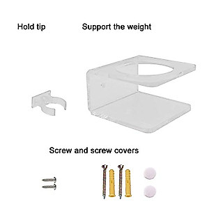 YYST Clear Light saber Wall Mount Wall Rack Wall Holder - Hardware Included.