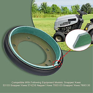 EZYPAK 5-3103 Drive Disc with Liner Compatible with Sn-apper 7600135YP 5-7337 5-7423 7053103 76-014 7600135 Lawn Mowers