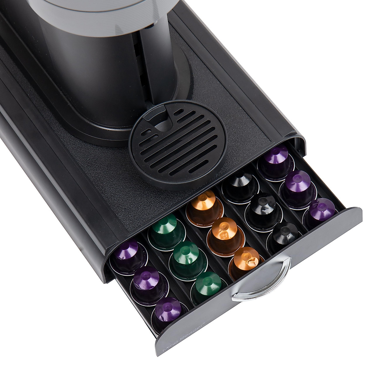 Mind Reader Coffee Pod Drawer Compatible with Nespresso Capsule, 9.21 x 15.94 x 2.36, Black