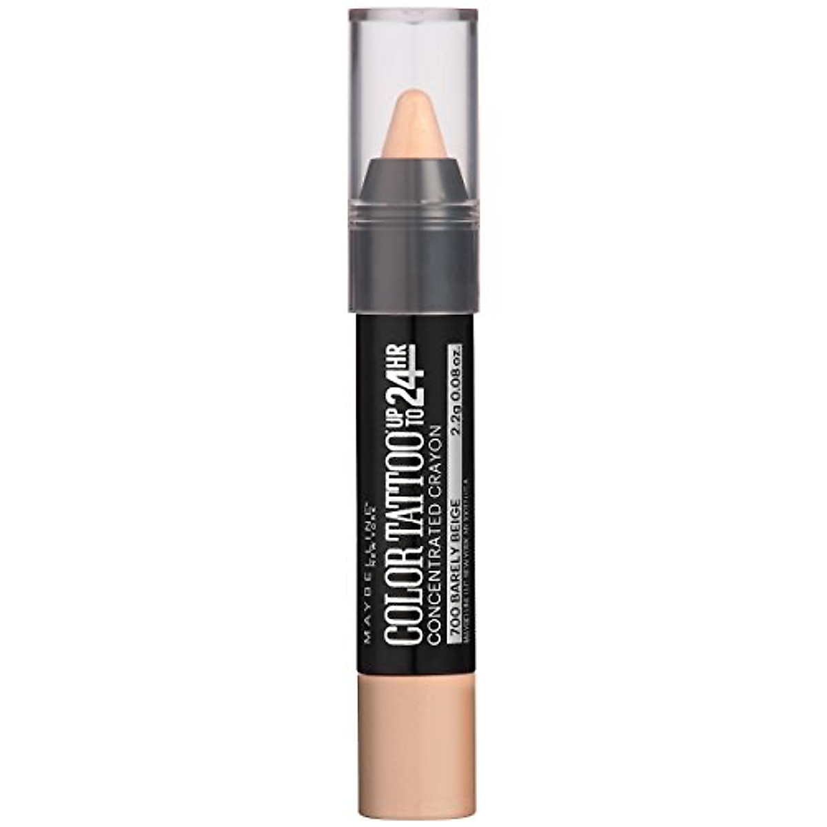 Maybelline Eyestudio ColorTattoo Concentrated Crayon,700 Barely Beige, 0.08 oz.
