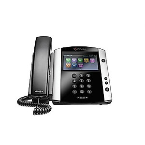 Polycom VVX 601 Corded Business Media Phone System - 16 Line PoE - 2200-48600-025 - AC Adapter (Not Included) - Replaces VVX 600 (Renewed)