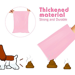 Toplive Dog Poop Bags, Pet Waste Bags Roll Refills, Thick Strong Leak-Proof Cat Dog Bag for Poop Outdoor Cleanup 16 Rolls (240 Bags), Pink