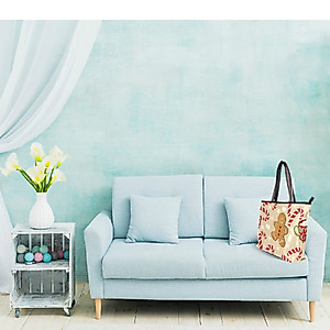 KFBE Christmas Gingerbread Women Tote Bags Snowflake Top Handle Satchel Handbags Purse Shoulder Bag for Shopping L 2080395