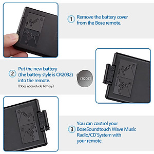OMAIC Replacement Remote Control Suitable for Bose Wavemusic and Soundtouch System Available for All Generation