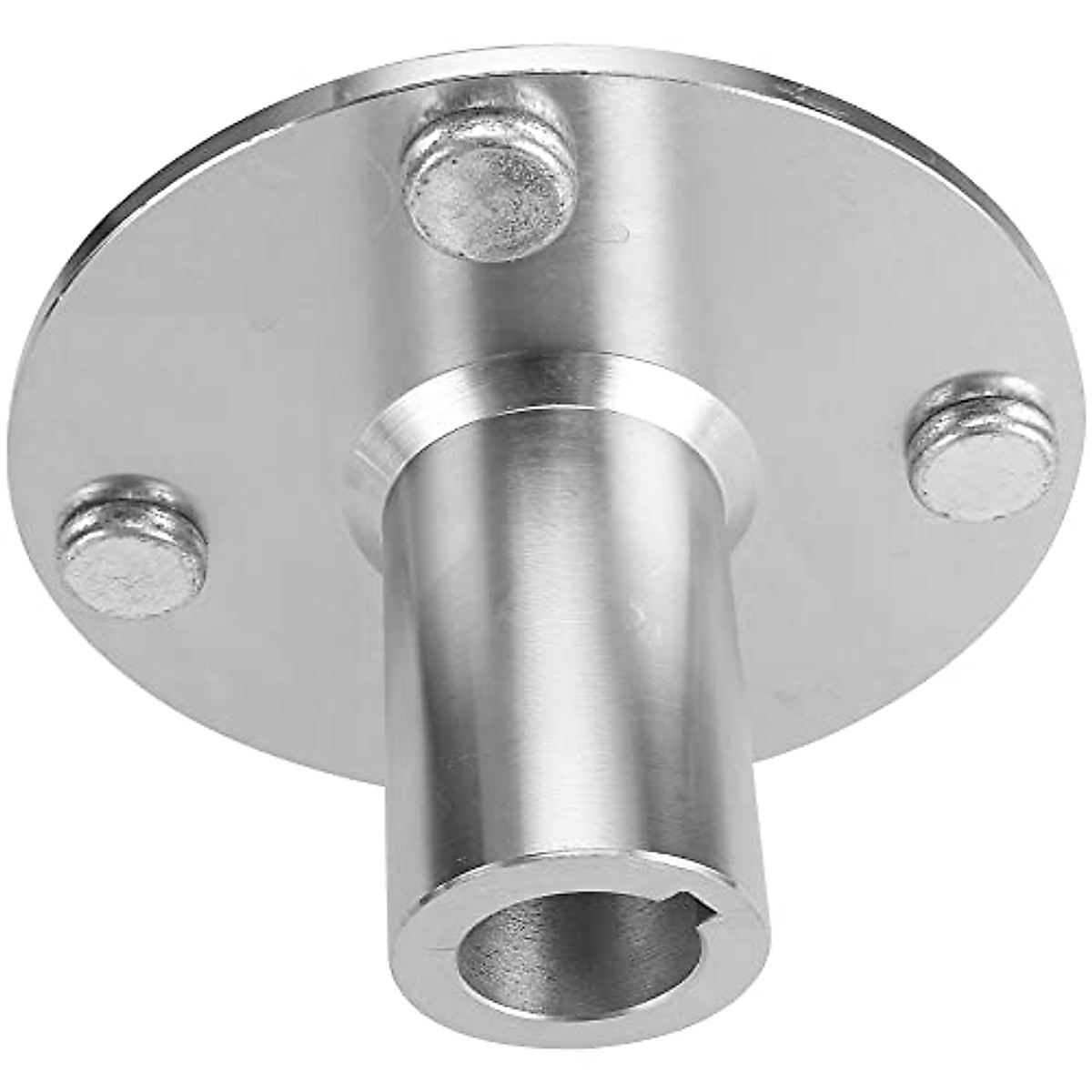 GREHUA Sprocket Axle Brake Hub Adapter 4" x 4" with 2-3/4" Hub 1/4" Keyway and 1" Bore to 3/4" Step Down for Predator 212cc 196cc 6.5Hp Dune Buggies Drift Trike Heavy Duty Go Kart Cart Parts Racing
