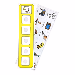 Morning/Evening Routine Bundle (Plastic, Washable, Visual schedules for Autism/Learning Disabilities/ADHD)