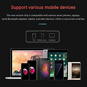 Neckband Bluetooth Headphones,HD Stereo Wireless Sports Earphones,Around Neck Bluetooth Headphones Noise Cancelling Mic,Magnetic Attraction