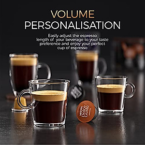 Small Espresso Machine 20 Bar Capsules Maker Compatible for NS Original Capsules/Nescafe Dolce Gusto/L'or Coffee Pods/Coffee Powder with Fast Heating System for Espresso,1450W(Small)