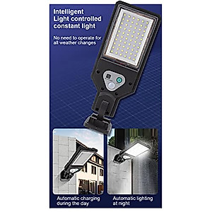 60 LEDs Solar Flood Lights Outdoor Motion Sensor, Solar Lights Outdoor, IP65 Waterproof Solar Powered Lights Outdoor for Yard, Fence, Garden, Patio, Front Door,