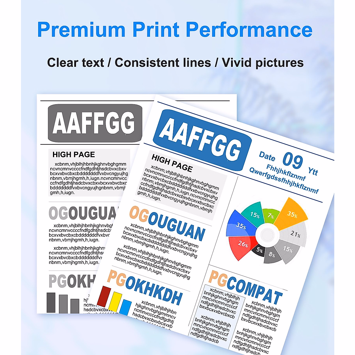 OGOUGUAN 206X Toner Cartridges Compatible for HP 206X 206A W2110X W2110A Work for HP Color MFP M283fdw M283cdw M283 Pro M255dw M255 Series Printer,4 Pack High Yield (with Chip)