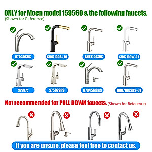 159560 kit for Moen Pull out Kitchen Faucets Replacement Spray Hose