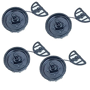 sanbaiyi 4pcs Fuel Gas Cap & Oil Cap Lids for STIHL Chainsaw 017 018 MS170 MS180 Replacement NO. 1130 350 0500