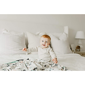 Copper Pearl Three-Layer Baby Blanket: Soft Baby Quilts for Boys and Girls | Breathable, Cozy, Toddler Blanket | Baby Quilt for Newborns | 46x46 Premium Polyester/Rayon | Jo