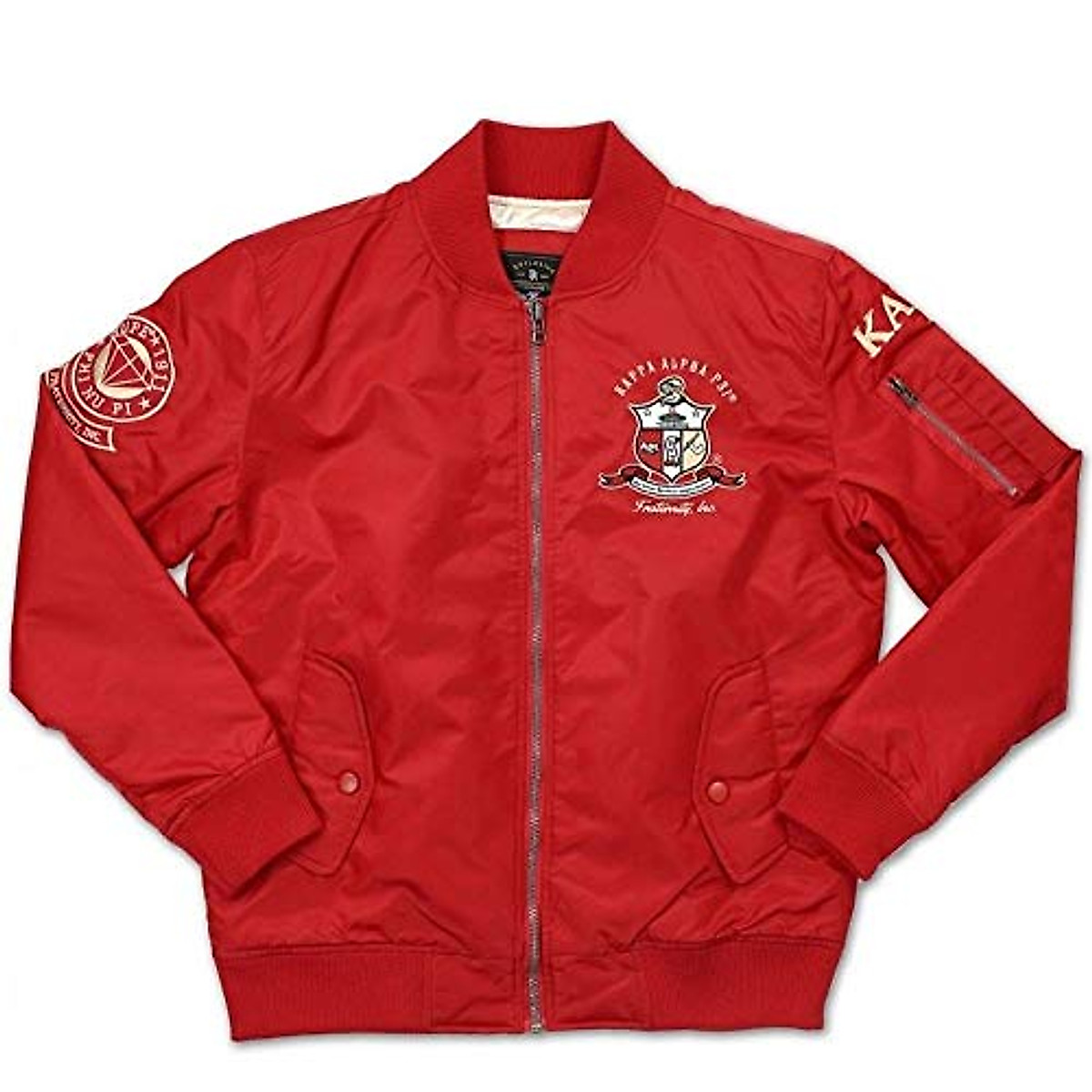 Kappa Alpha Psi M2 Bomber Jacket [4XL] Crimson Red