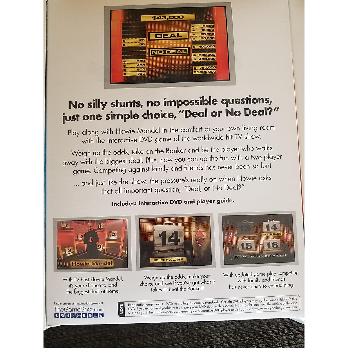 Imagination DVD Game 3 Pack - Includes: Family Feud - Deal or No Deal - Who Wants to Be a