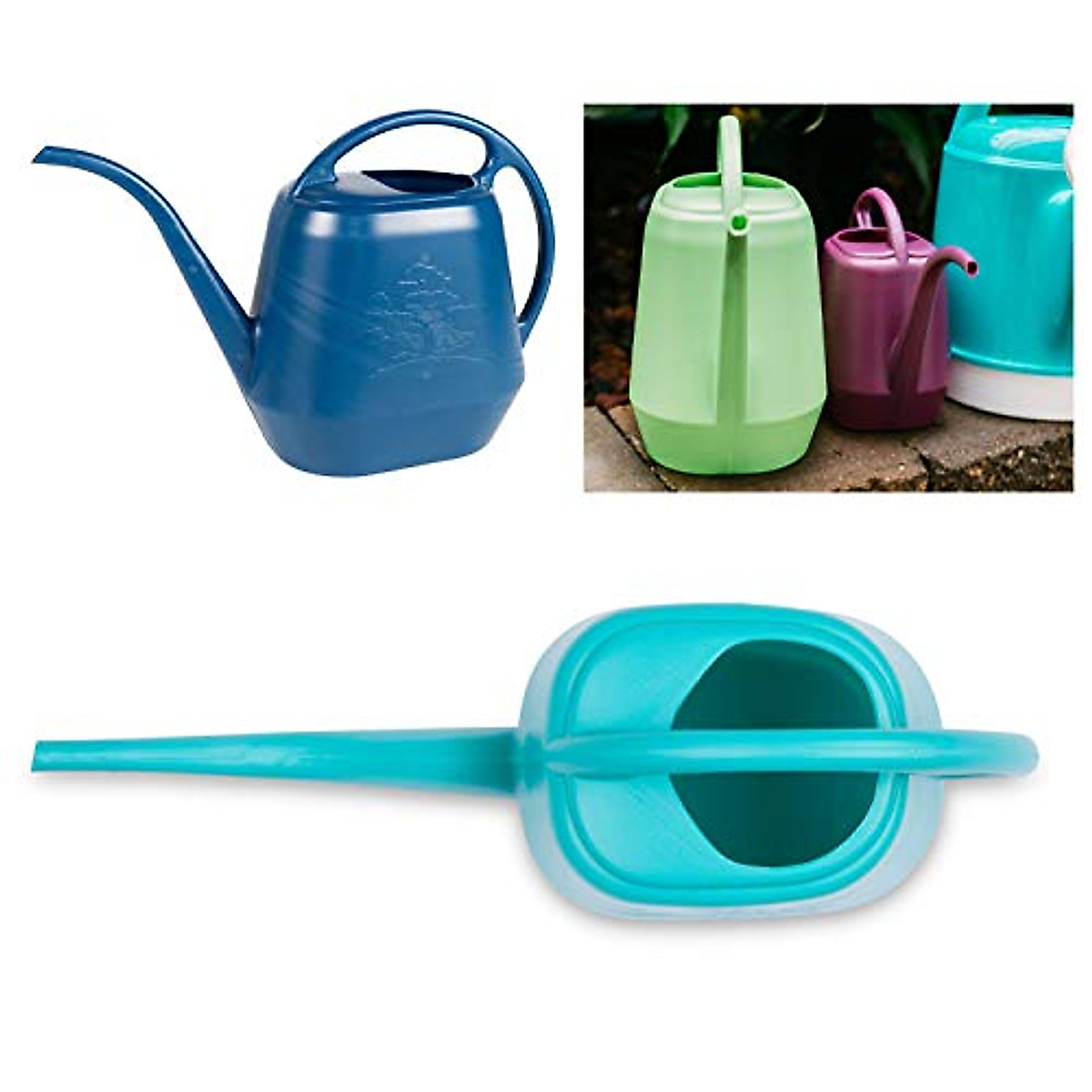 Bloem 100532979 AW21-31 56 oz Deep Sea Aqua Rite Watering Can, 1/2 Gal