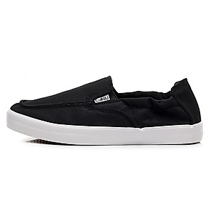Cull4U Women's Vibrant Slip On Crossover Shoes (6 M US,Black)