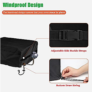 WOMACO 22 inch Griddle Cover for Blackstone Tabletop Griddle with Hood, Waterproof 22 inches Table Top Grill Cover Heavy Duty Griddle Covers