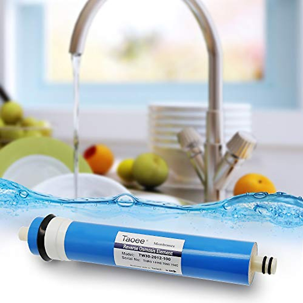 TAOEE 100 GPD RO Membrane Water Filter Replacement Under Sink and Reverse Osmosis System