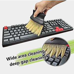 AWSL Car Detailing Brush Soft Flexible Long Hair Wide Handle Brushes Auto Interior or Exterior Detail Cleaning Dust Removal Brush