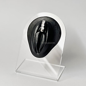 Vertical Hood Piercing Jewelry for Women with 4 Clear Zirconium Stones - Belly Button Ring, Vch Jewelry Hood, Stainless Steel Belly Button Rings, Vch Piercing Jewelry 14g, Belly Button Piercing