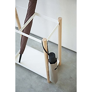 YAMAZAKI home Plain Umbrella Stand White,