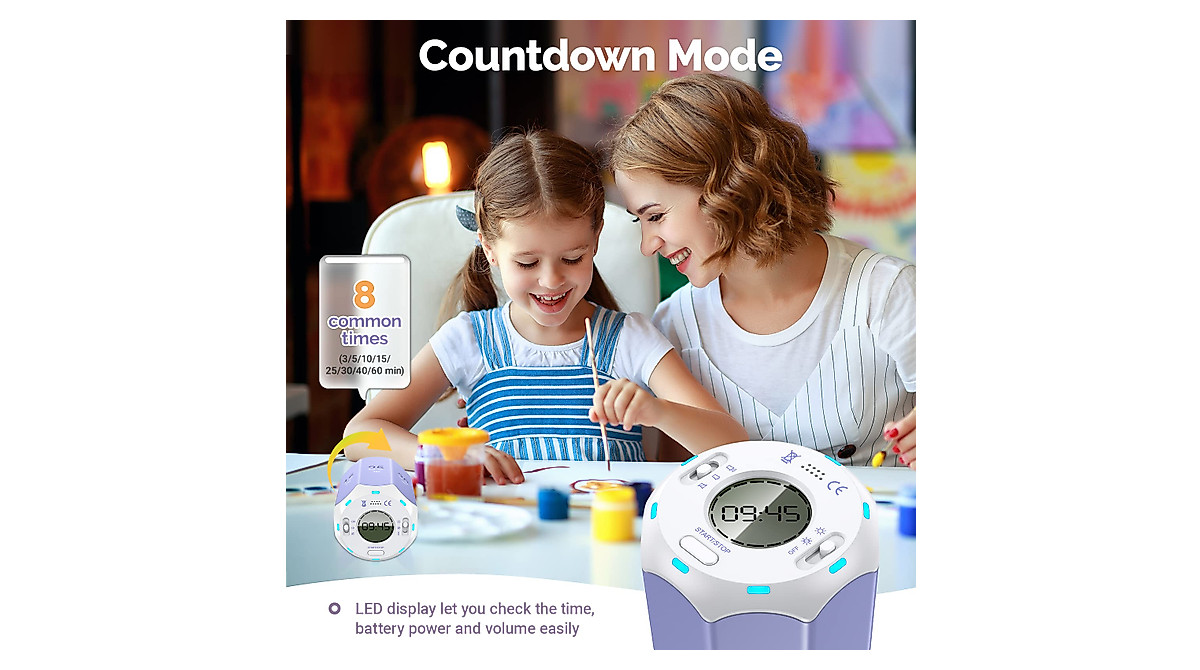 Pomodoro Timer with 8 Presets - Boost Productivity