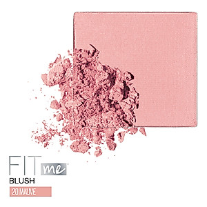 Maybelline Fit Me Powder Blush, Lightweight, Smooth, Blendable, Long-lasting All-Day Face Enhancing Makeup Color, Mauve, 1 Count