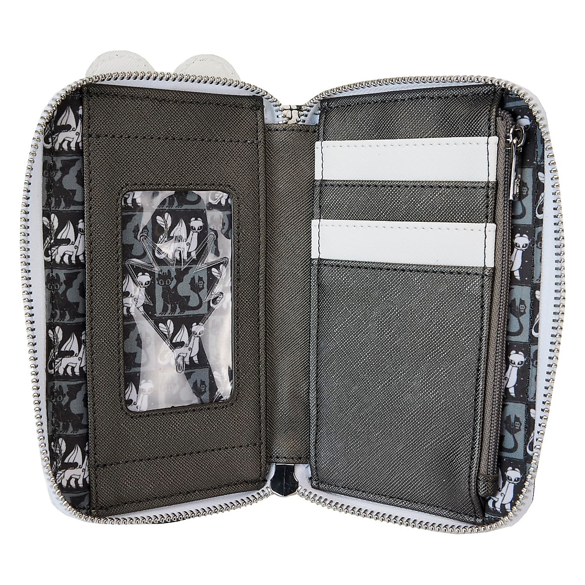 Loungefly How to Train Your Dragon Light and Night Fury Zip Around Wallet