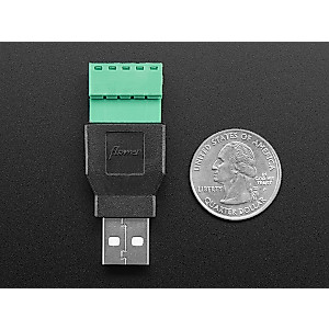 USB-A Male Plug to 5-pin Terminal Block
