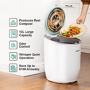 Neakasa 12L Larger Capacity Electric Kitchen Composter and Activated Carbon