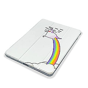 Kawaii Rainbow Cute Unicorn case Compatible with iPad Mini Air Pro 7.9 8.3 9.7 10.2 10.9 11 12.9 inch Pattern Cover New 2022 2021 Trifold Stand 3 4 5 6 7 8 9 Generation 492 (9.7" 5/6 gen)
