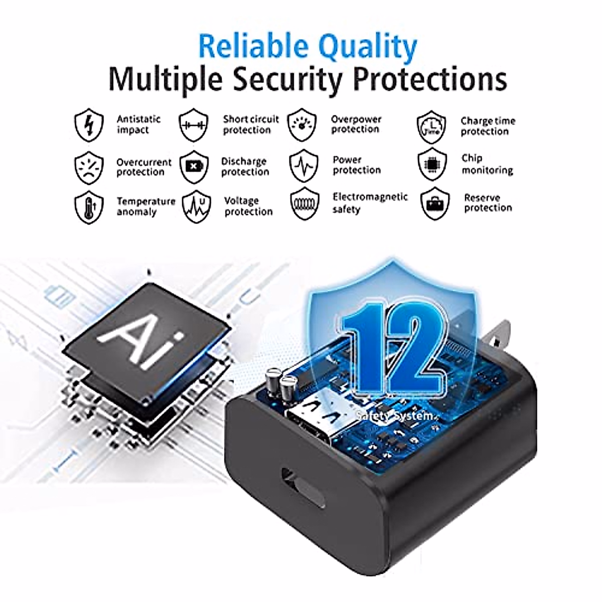 45W USB-C PD 3.0 Super Fast Charging Wall Charger for Samsung Chromebook 4 4+ XE310XBA XE350XBA XE513C24 XE510C24 W16-030N1A Galaxy A01 A20 A50 S8 S9 S10 S10+ S10E S20 S21 S22 S23 Ultra Charging Cord