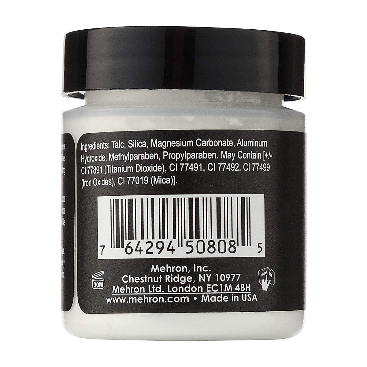 Mehron Makeup Setting Powder | Loose Powder Makeup | Loose Setting Powder Makeup 1 oz (28 g) (Ultra White)