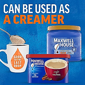 Maxwell House International Café Flavored Instant Coffee, Café Vienna, 9 Ounce Canister