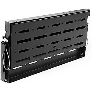 KUAFU Rear Foldable Door Tailgate Table Compatible with 2007-2018 Jeep Wrangler JK Luggage Storage Rack Cargo Carrier Shelf Black Steel Support up to 75lbs