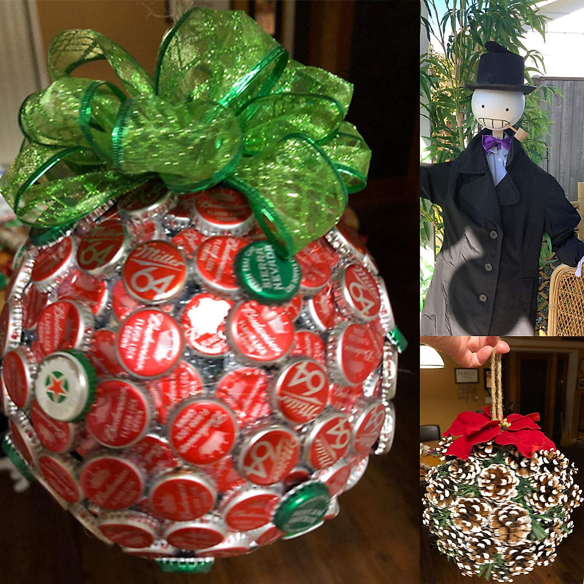 Crafare 2 Pack 8 Inch Large Foam Balls White Smooth for Wedding Holiday Christmas Crafts Making and School Projects DIY