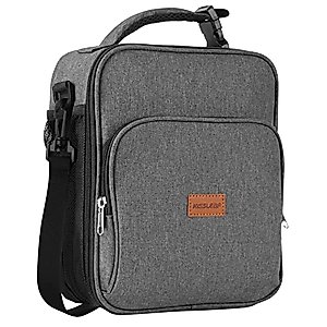 kissleaf Lunch Box for Men Women Insulated Lunch Bag Reusable Lunch Box for Office Work Leakproof Freezable Cooler Lunch Bag for Adults