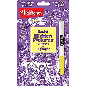 Easter Hidden Pictures Puzzles to Highlight: 300+ Hidden Bunnies, Chicks, Flowers, Easter Eggs and More, Easter Activity Book for Kids (Highlights Hidden Pictures Puzzles to Highlight Activity Books)