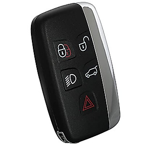 SCITOO Key Fob Shells Case * 1 PCS Replacement for Land Rover for LR2 for LR4 or Range Rover for Range Rover Evoque for Range Rover Sport 2012-2017 KOBJTF10A LR078921 LR050787