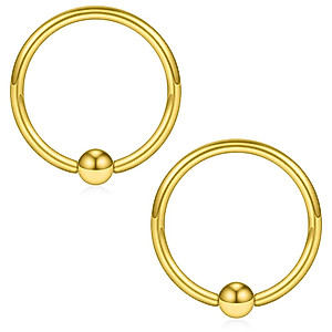 SCERRING 12PCS 20G 10mm Nose Hoop Lip Eyebrow Tongue Helix Tragus Cartilage Septum Piercing Ring - Mix Color 1#