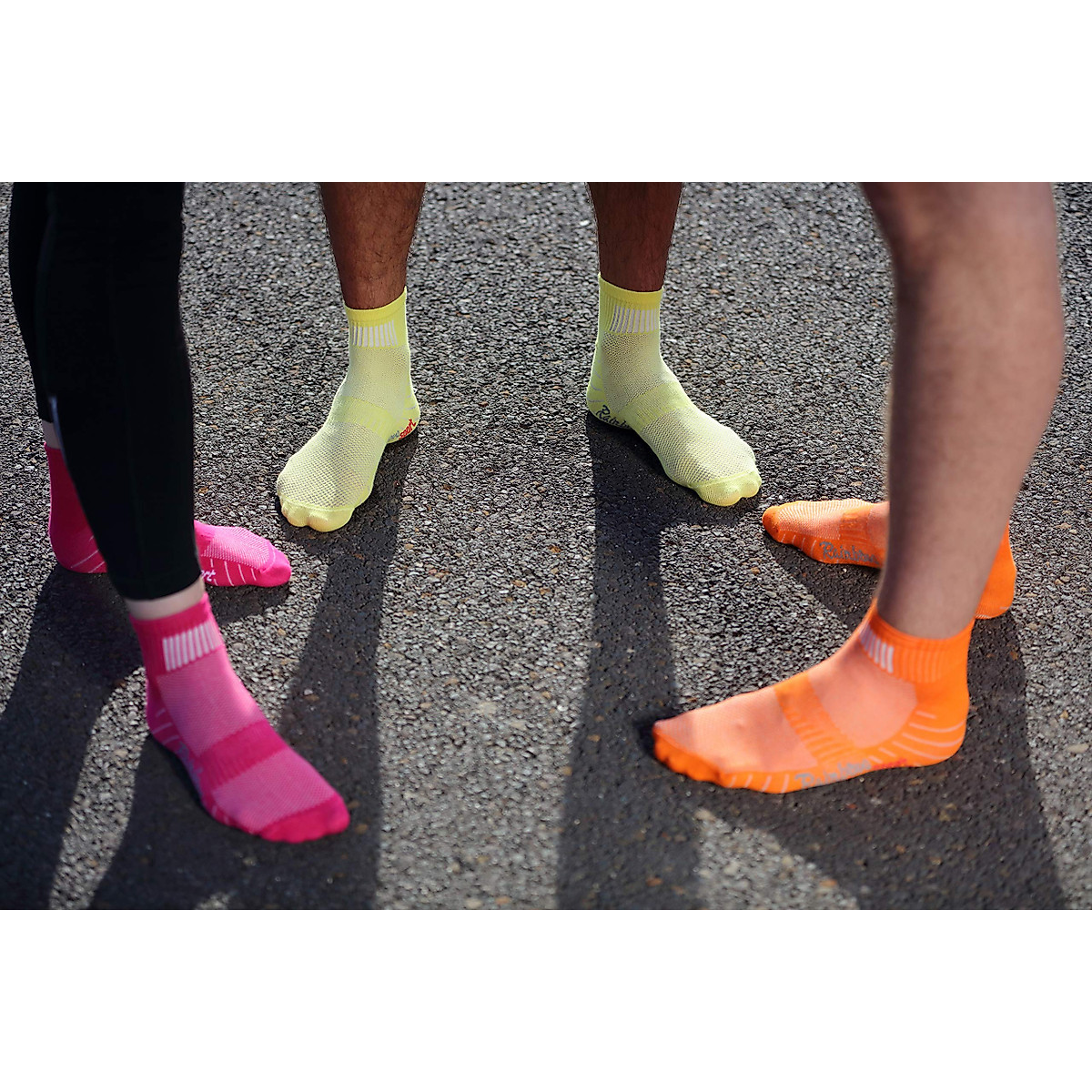 6 pairs of Colorful SPORT Athletic Socks: Running, Fitness, Breathing Cotton XS