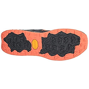 New Balance Men's Fresh Foam X Hierro V7 Running Shoe, Thunder/Vibrant Orange/Vibrant Apricot, 10 Wide