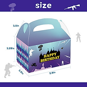 Generic Video Game Birthday Party Candy Boxes 16pcs Llama Drop Favor Box for Battle Gamers Theme Birthday Party Supplies Baby Shower Decorations