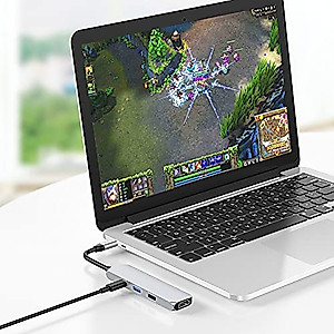 WJCCY USB C Hub Tipo C Hub USB 3.0 Porta PD Adaptador de Alimentacao USB-C Divisor Hub